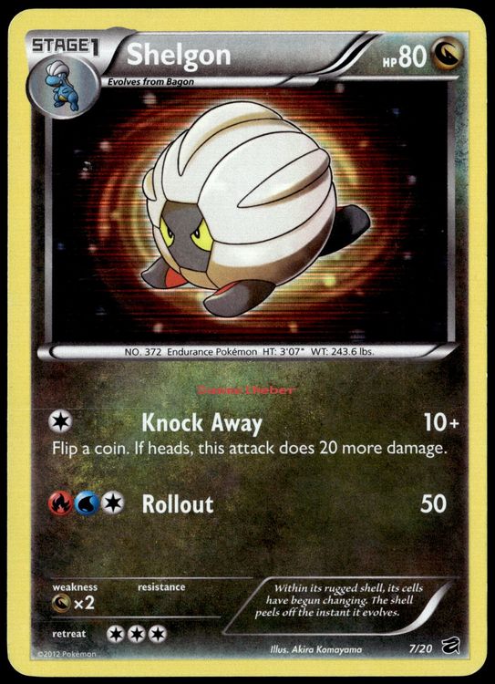 Pokémon Shelgon (Draschel) / Rare / Holo / EX / EN | Kaufen auf Ricardo