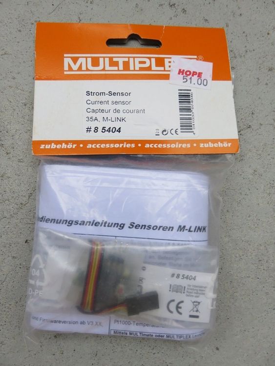 Multiplex Strom Sensor M-Link (Neu und originalverpackt) in Henggart für CHF 17 – mit Lieferung ...