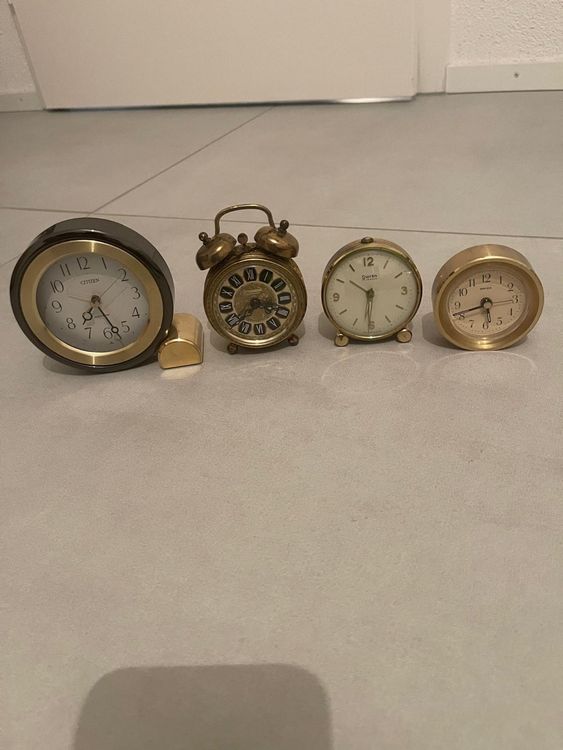 4 Antike Wecker, Sammlerstücke, Vintage | Kaufen auf Ricardo