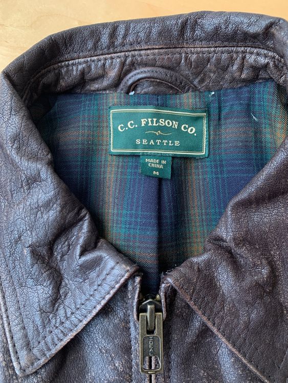 C.C. Filson Co. Lederjacke (Seattle) 100% Leder | Kaufen auf Ricardo