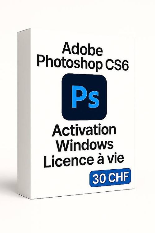 Adobe Photoshop CS6 - Activation numérique (Gebraucht) in Chavornay für ...