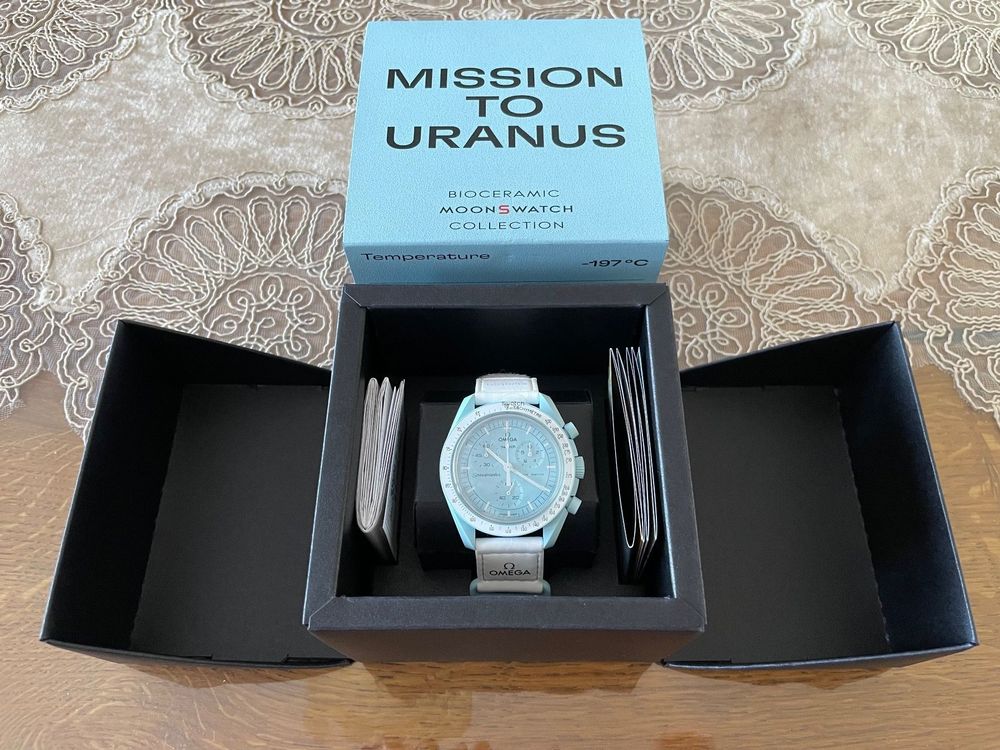 Swatch omega moonswatch uranus (Neu und originalverpackt) in Onex für ...