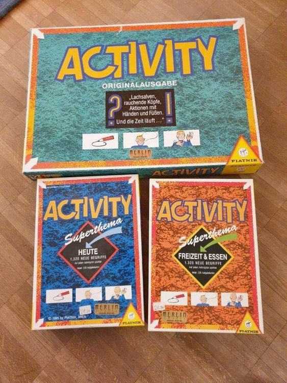 Familienspiel ACTIVITY mit 2 Erweiterungen | Kaufen auf Ricardo