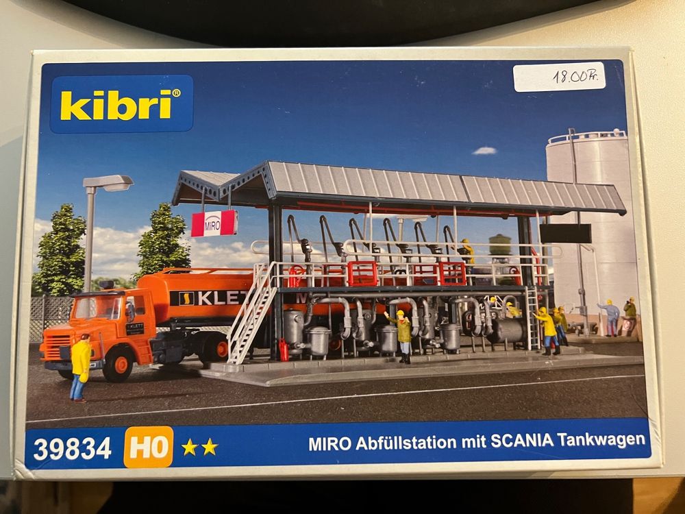 Kibri 39834 Abfüllstation mit Scania Tankwagen | Kaufen auf Ricardo