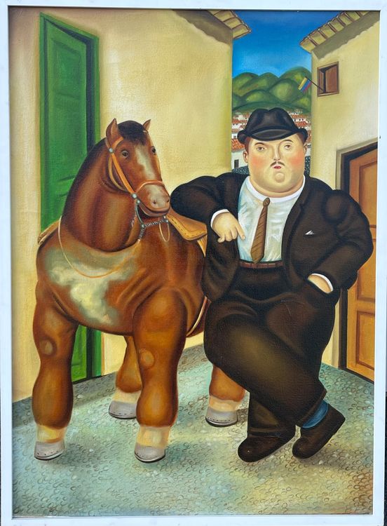 Edlemann mit Pferd Dekorative Gemälde (Gebraucht) in Root für CHF 570 ...