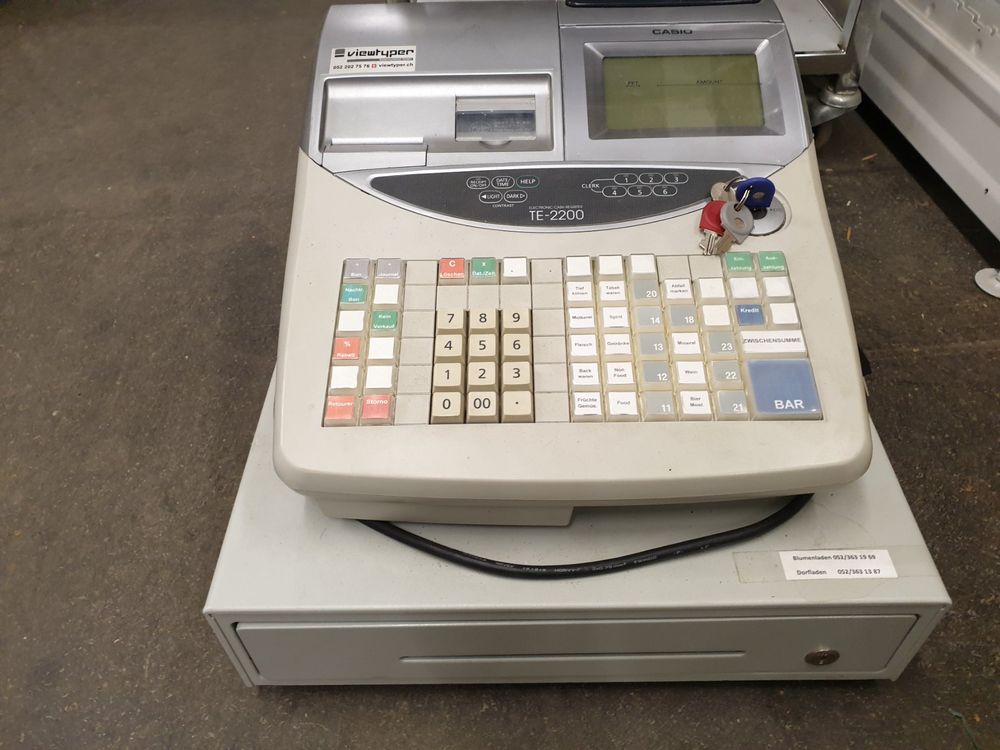 Kasse Casio TE 2200 | Kaufen auf Ricardo