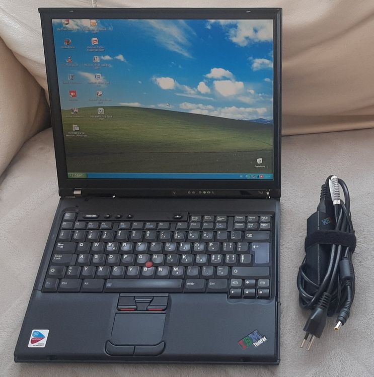 IBM ThinkPad T42, 14 ZOLL Windows XP SP3 & Office 2007 (Gebraucht) in Magden für CHF 100 – mit ...