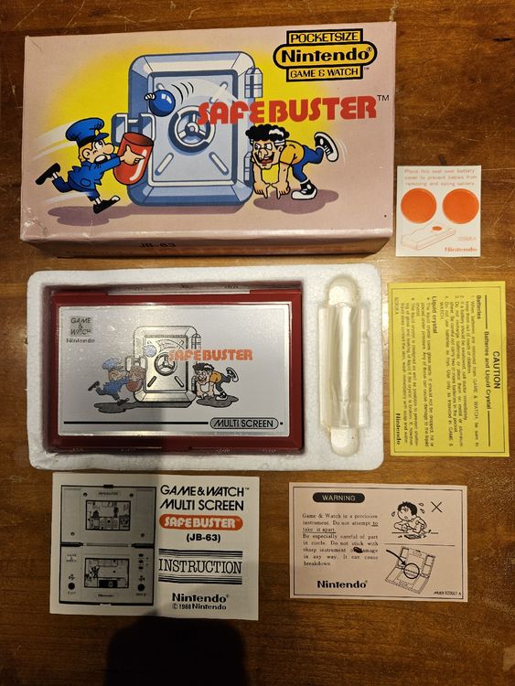 vintage Nintendo "Safebuster" 1988 mit Original Verpackung (Gebraucht) in Lausanne für CHF 155 ...