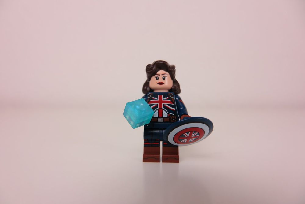 LEGO Minifigur CMF Marvel - Peggy Carter as Captain Britain (Neu ...