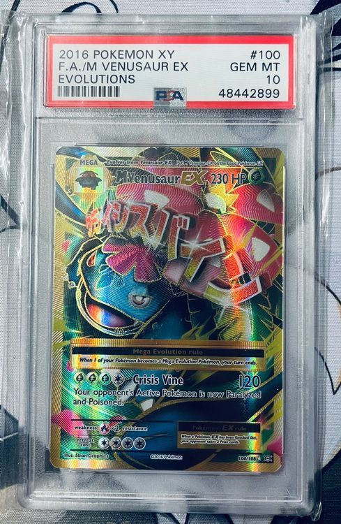 Pokemon 2016 XY Evolutions Venusaur EX PSA 10 ab 1.-!!! | Kaufen auf Ricardo