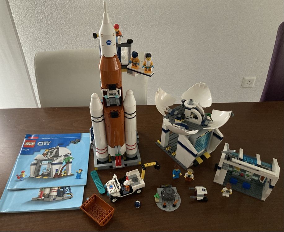 Lego Nasa Weltraum Station 60351 Space Shuttle Rakete Figur (Gebraucht ...