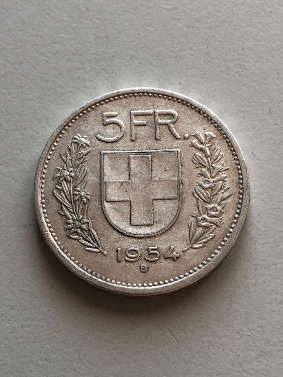 5 Fr. 1954 (Gebraucht) in Schötz für CHF 10 – mit Lieferung auf Ricardo kaufen