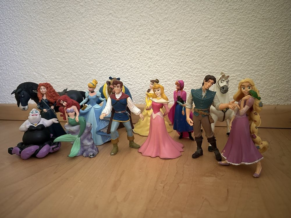 Sammelfiguren Bullyland Set 14 Stck. Disney Princess (Gebraucht) in ...