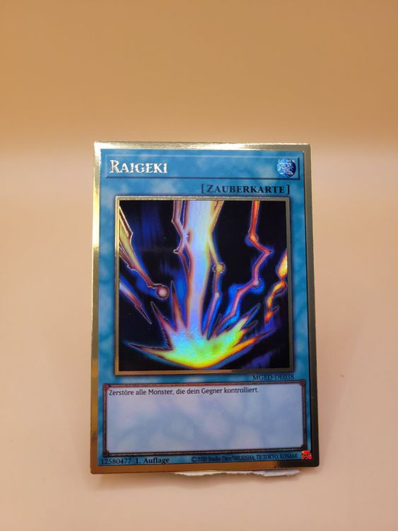 Yu-Gi-Oh! Karte - Raigeki - Gold Rare - Goldig! (Gebraucht) in Basel ...