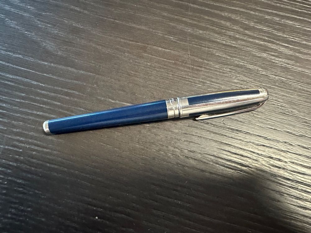 S.T. DUPONT OLYMPIO 482678 MIDNIGHT BLUE THEME ROLLER BALL (Gebraucht ...