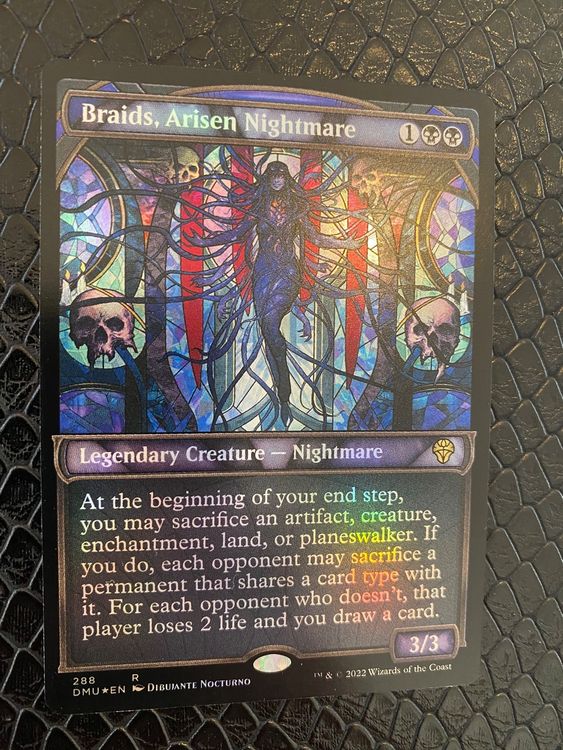 Braids, Arisen Nightmare Stained Glass Foil | Kaufen auf Ricardo