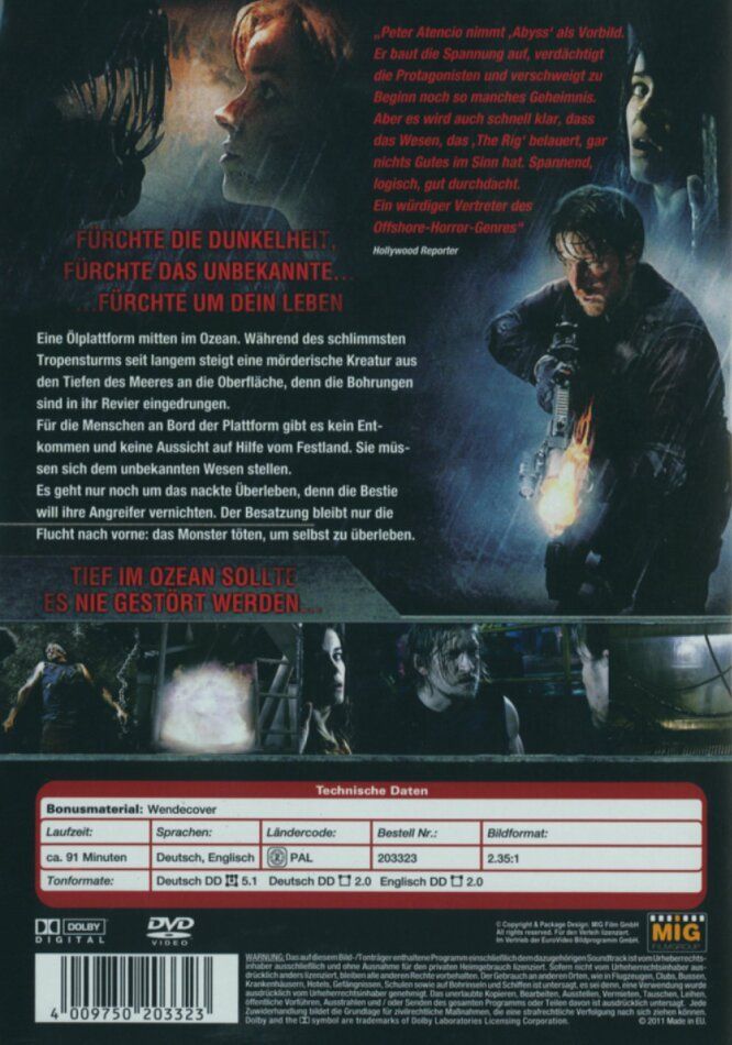 THE RIG (2010) William Forsythe/Sarah Laine/Art Lafleur/DVD (Gebraucht ...