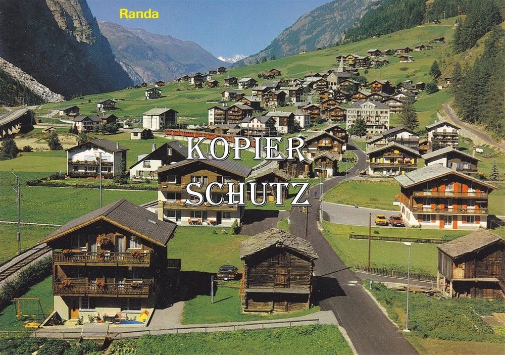 Randa (mit Brig-Visp-Zermatt Bahn und Mattertal) (Gebraucht) in ...