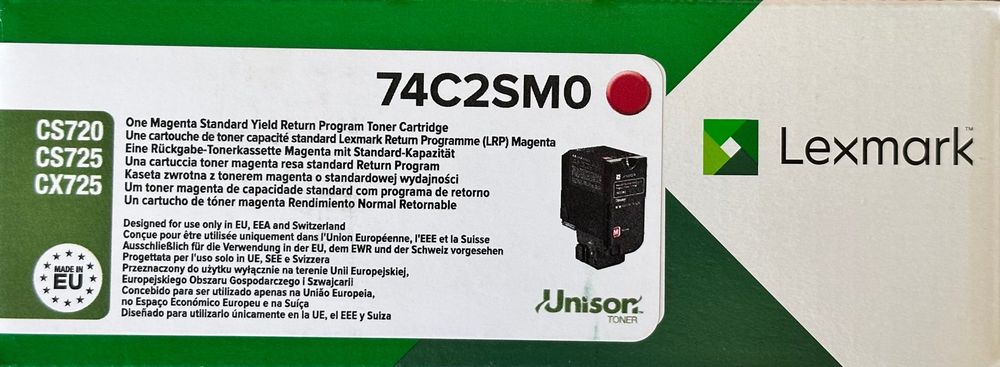 Lexmark 74C2SM0 (CS720, CS/CX725) Druckkassette Magenta 7000 | Kaufen ...