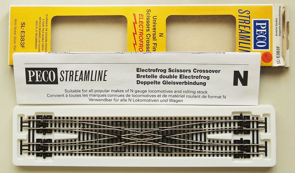 PECO dopp. Gleisverbindung Spur N (A42) (Neu und originalverpackt) in Anglikon für CHF 25 – mit ...