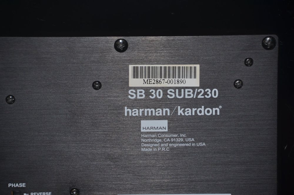 Harman Kardon SB 30 Sub/230 Subwoofer (Gebraucht) in Collonges für CHF ...