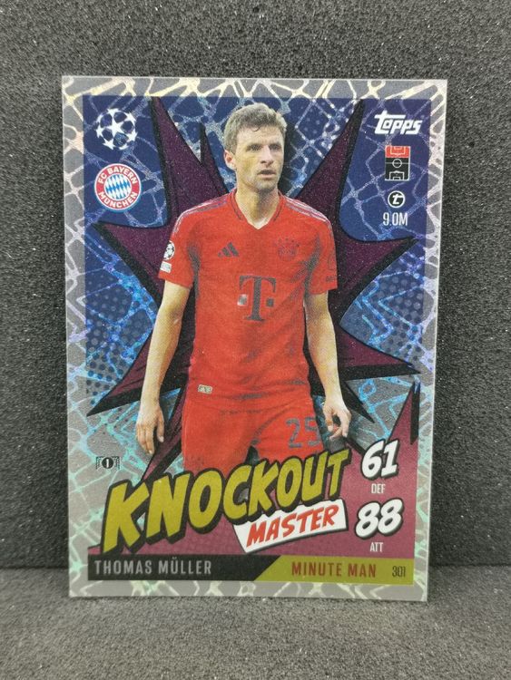 Match attax 2024 /25 Extra Thomas Müller Knockout Master (Gebraucht) in ...