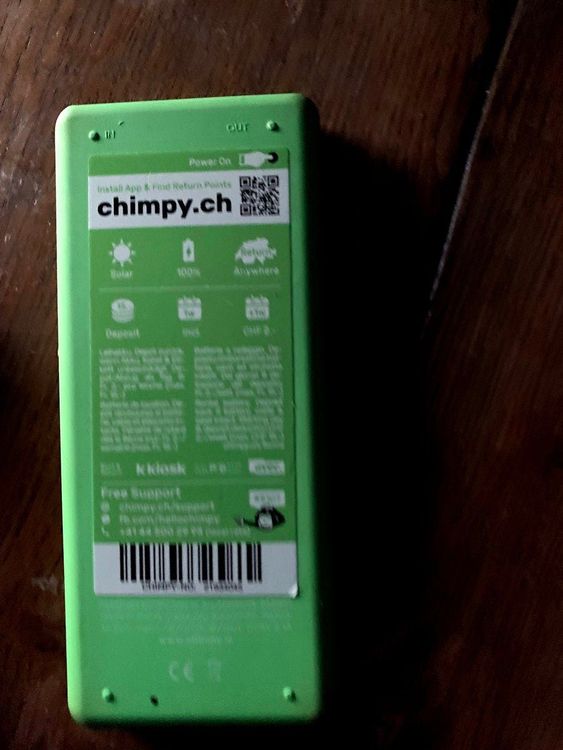 Powerbank Ladegerät - Chimpy mit USB Kabel (Gebraucht) in für CHF 7 ...