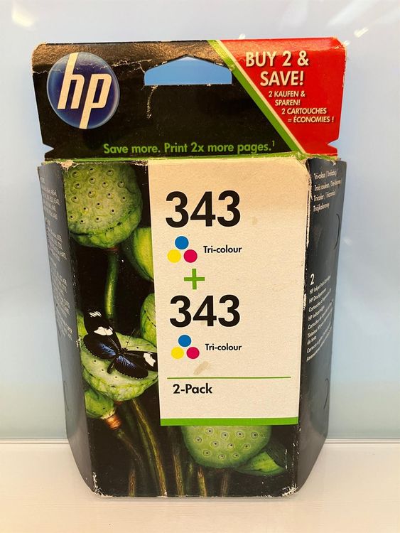 HP Tinte Patrone 343 Tri-colour 2er-Pack | Kaufen auf Ricardo
