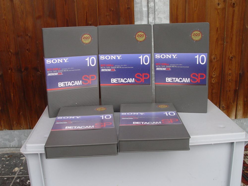 BETACAM SP Kassetten (Neu (gemäss Beschreibung)) in Stüsslingen für CHF ...