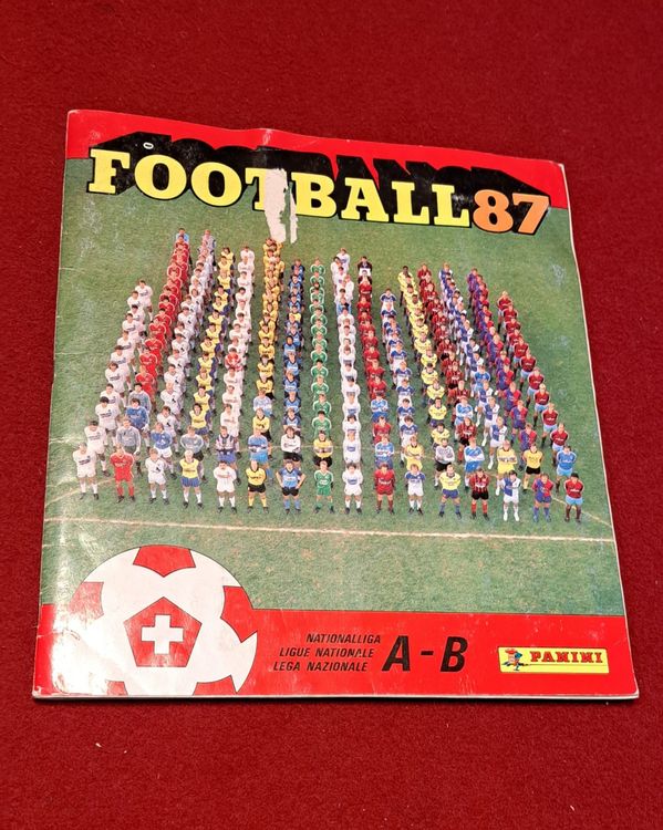 Panini Album komplett Football 87, Rarität in Top-Zustand (Gebraucht ...