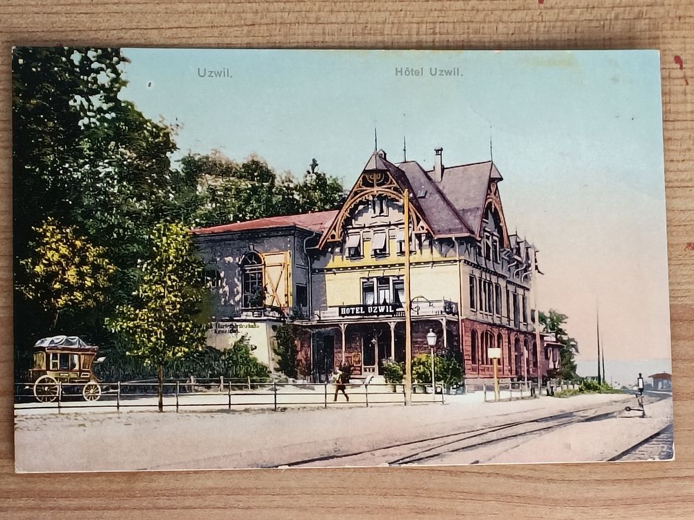Alte PK / Uzwil - Hotel Uzwil mit Postkutsche ca. 1900 (Gebraucht) in Brugg AG für CHF 25 – mit ...