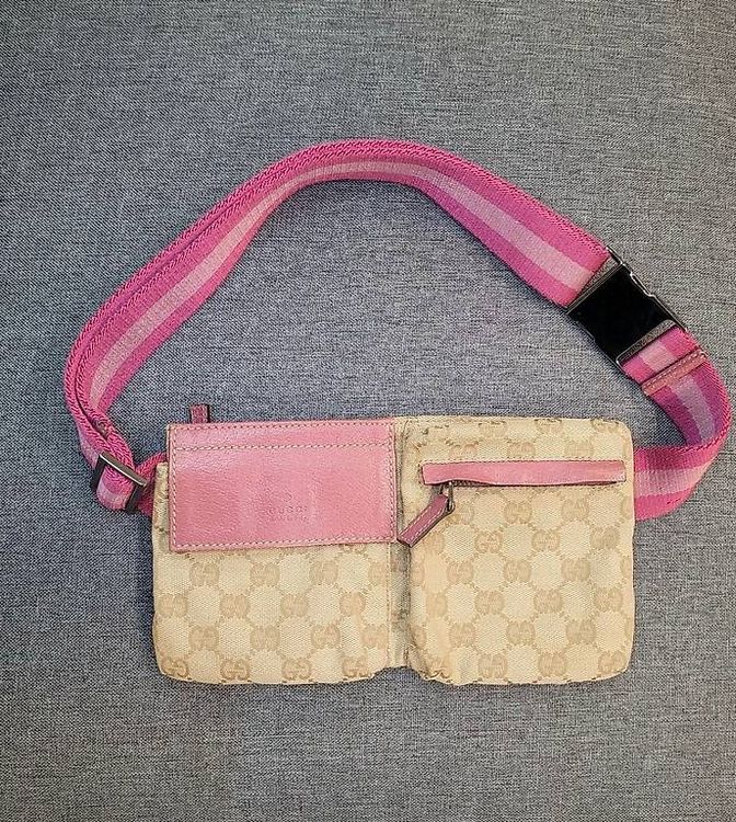 Gucci Monogram pink waist bag with leather (Gebraucht) in Burg AG für ...