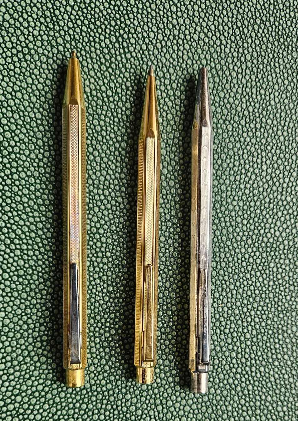 3 Vintage Caran d`Ache mit Werbung CIBA und H. WEISSKOPF (Gebraucht) in ...