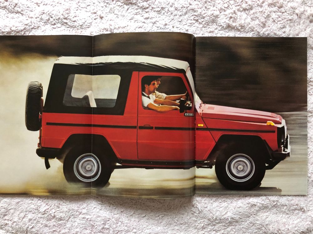 Prospekt Mercedes G-Klasse W460; 240 GD - 280 GE; 1985, Kult (Gebraucht ...