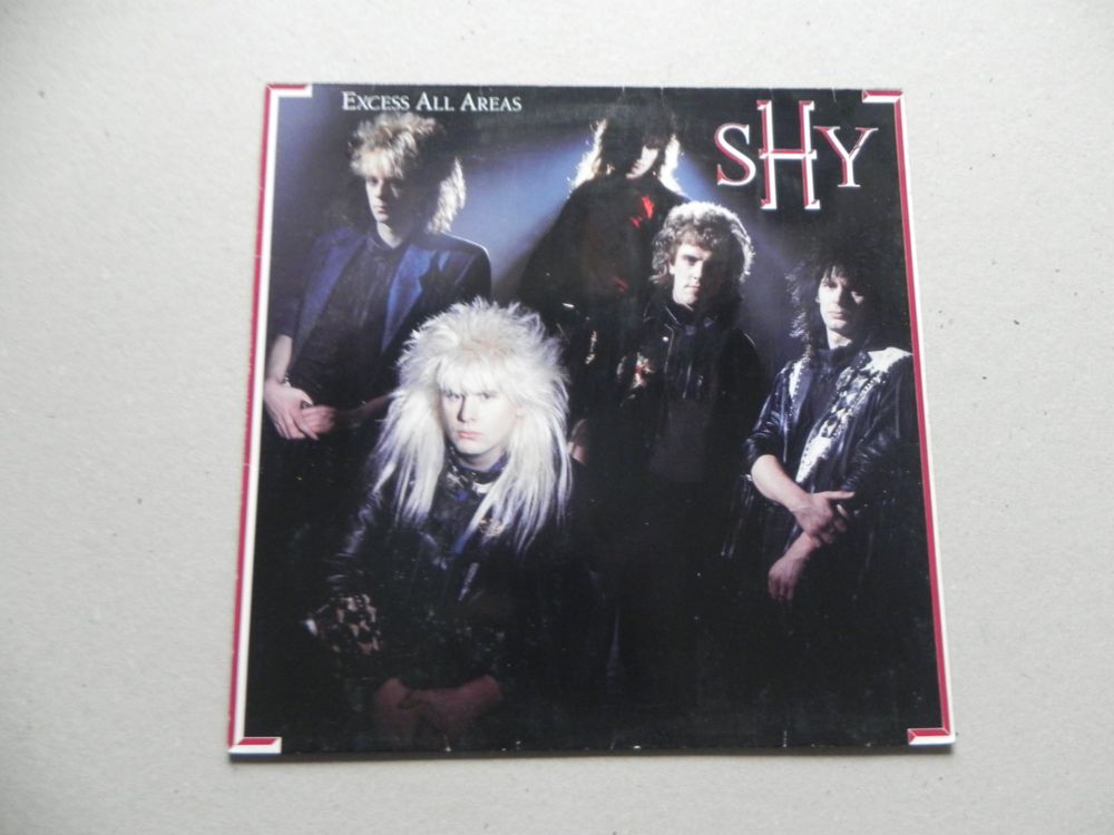 LP brit. Hardrock Heavy Metal Band SHY 1987 Excess all Areas (Gebraucht ...