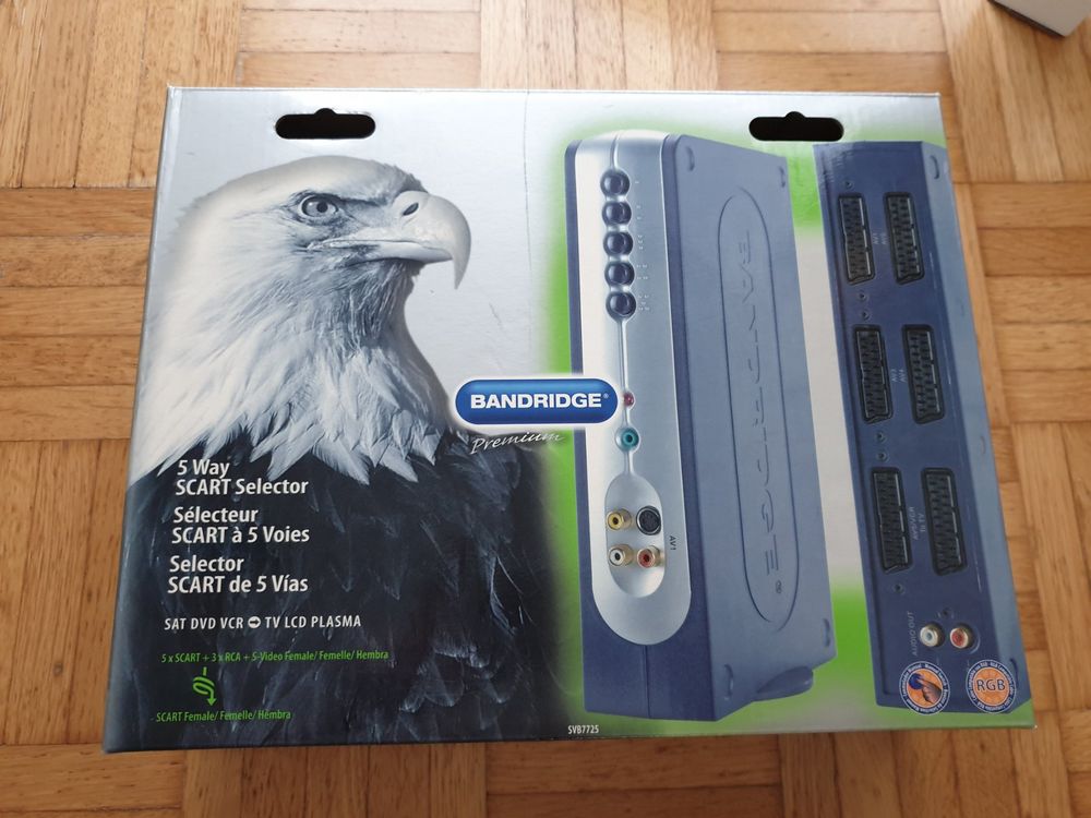 Bandridge 5er Scart-Switch / Verteiler | Kaufen auf Ricardo