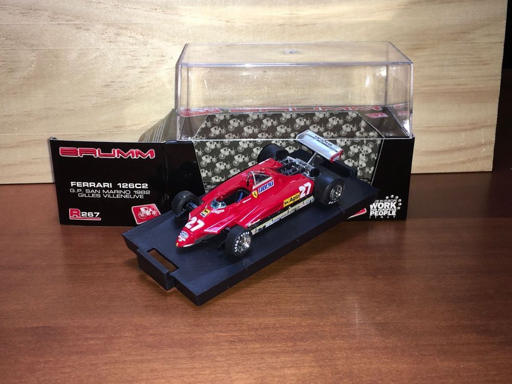 F1 Ferrari 126 C2 GP San Marino 82 G. Villeneuve 1/43 (Neu (gemäss ...