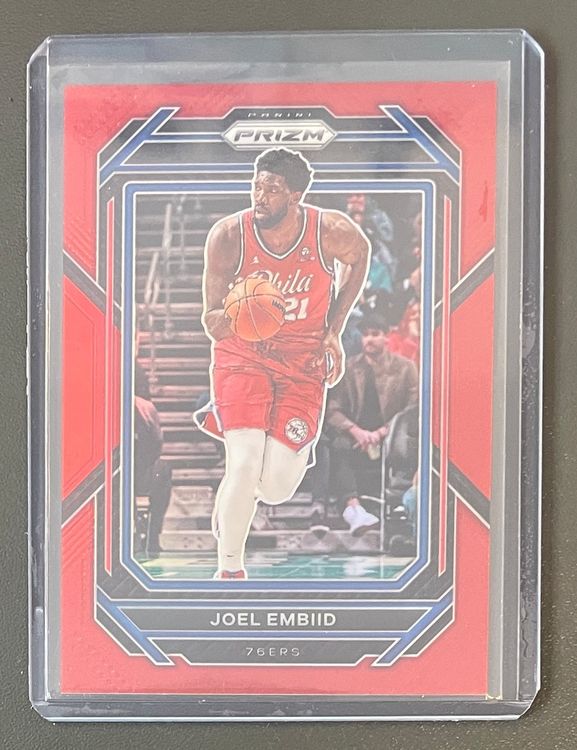NBA Joel Embiid 2022-23 Prizm Red Prizm Numbered /299 Card | Kaufen auf ...