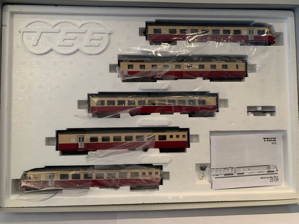 SBB Trix TEE Triebzug "Gottardo" 5-teilig digital SOUND (Gebraucht) in ...