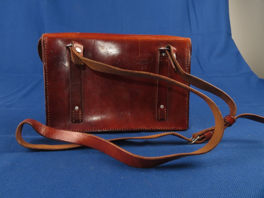 Militärtasche braunes Leder | Kaufen auf Ricardo