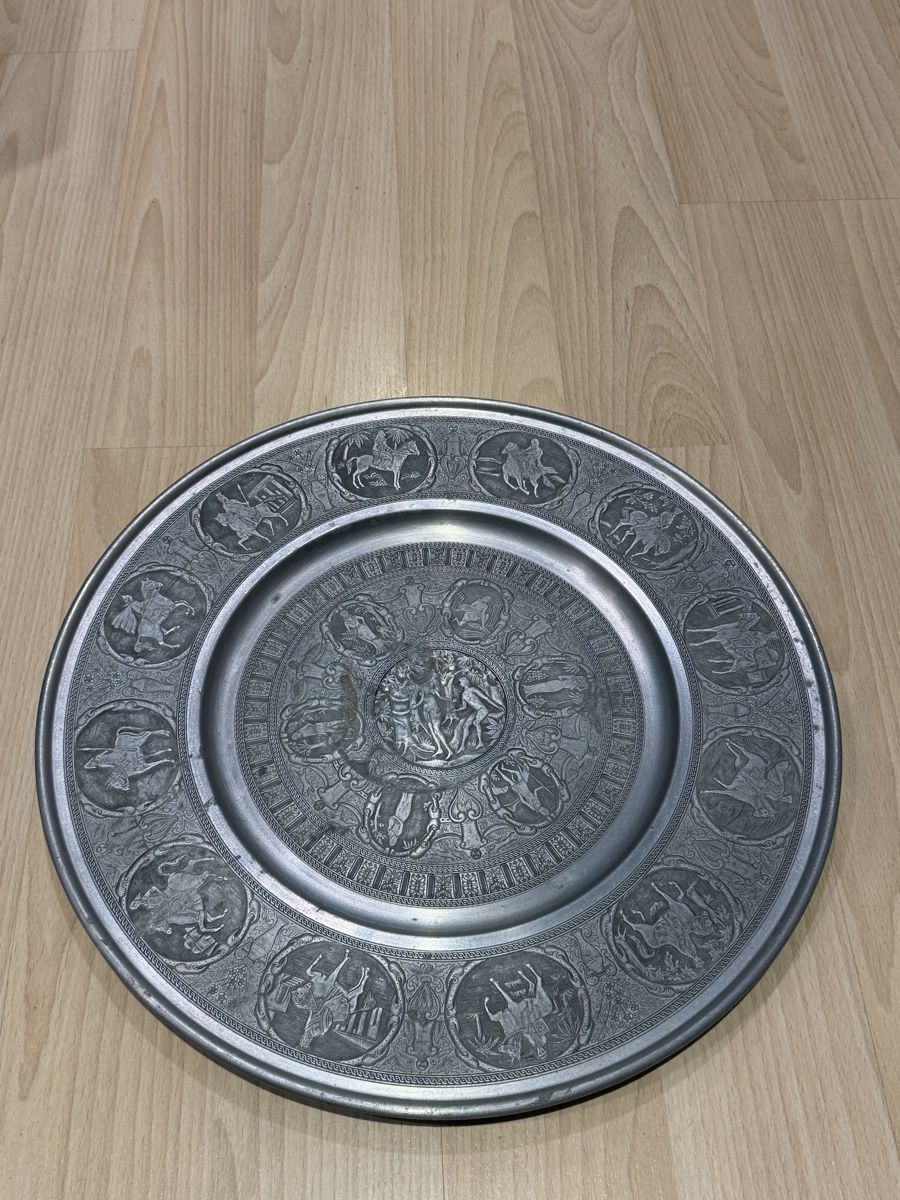 Berendsohn Zinn Teller Wandteller Antik Wanddeko Vintage (Gebraucht) in ...