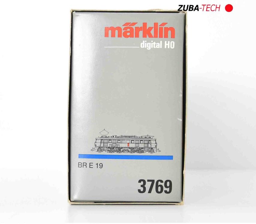Märklin 3769 E-Lok BR E19 der DRG H0 WS Digital mit OVP (Gebraucht) in ...