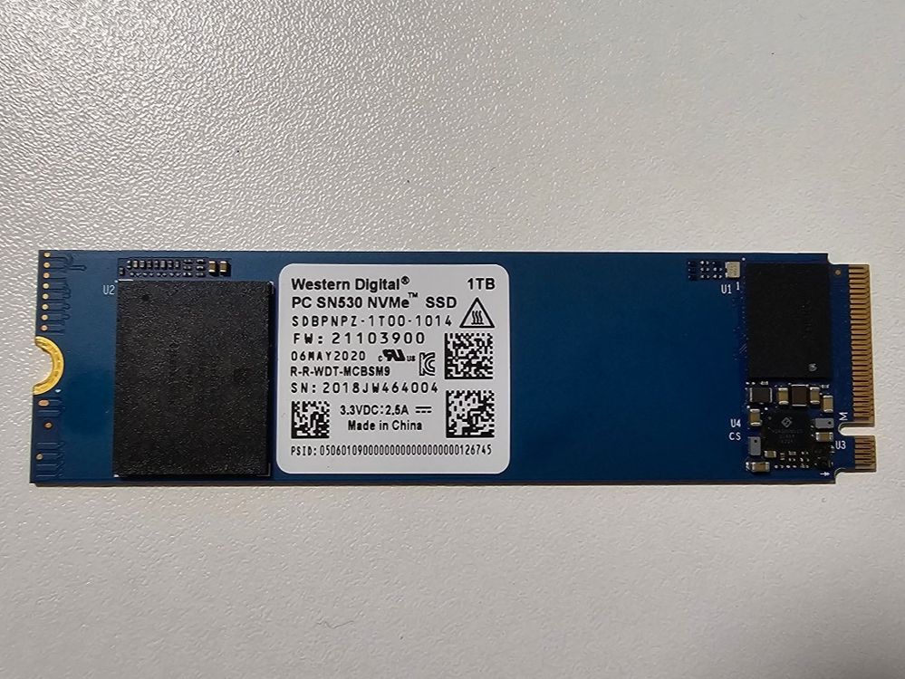 SSD Western Digital PC SN530 NVME M.2 2280 (1TB) | Kaufen auf Ricardo