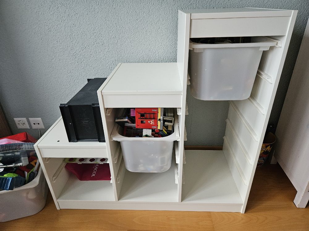 Ikea Trofast White Storage Unit - Kids Toy Organiser (Gebraucht) in ...