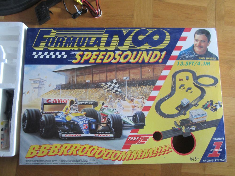 AUTORENNBAHN :FORMULA TYCO SPEEDSOUND NIGEL MANSELL!!! (Gebraucht) in ...