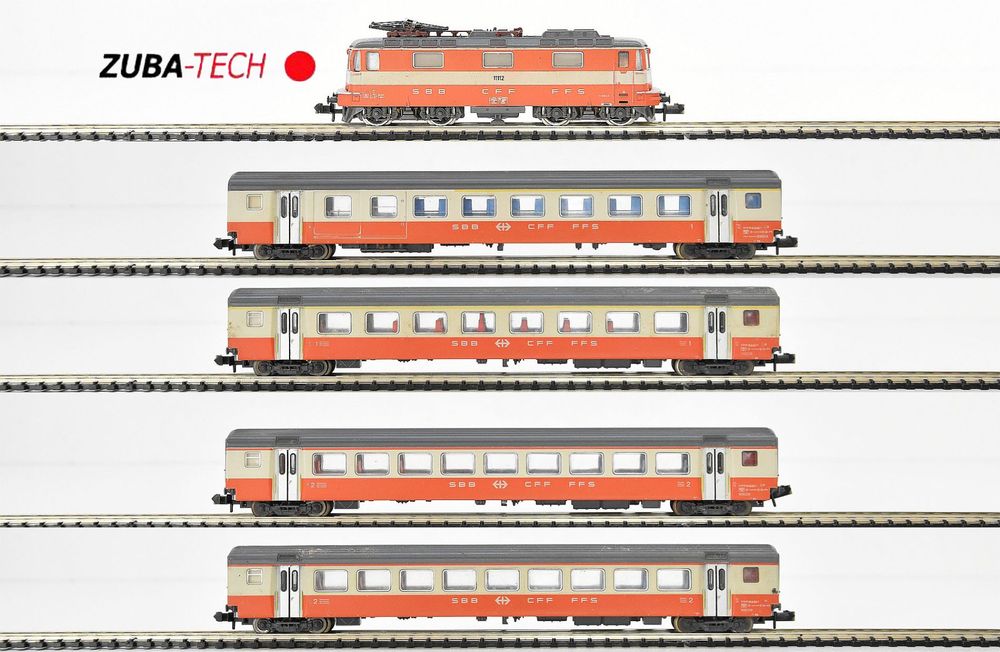 Minitrix EW III Personenzug 5-Tlg. Swiss Express SBB Spur N | Kaufen auf Ricardo