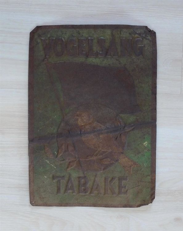 Blechschild Vogelsang Tabak, sehr alt (Antik) in Wil AG für CHF 29 ...