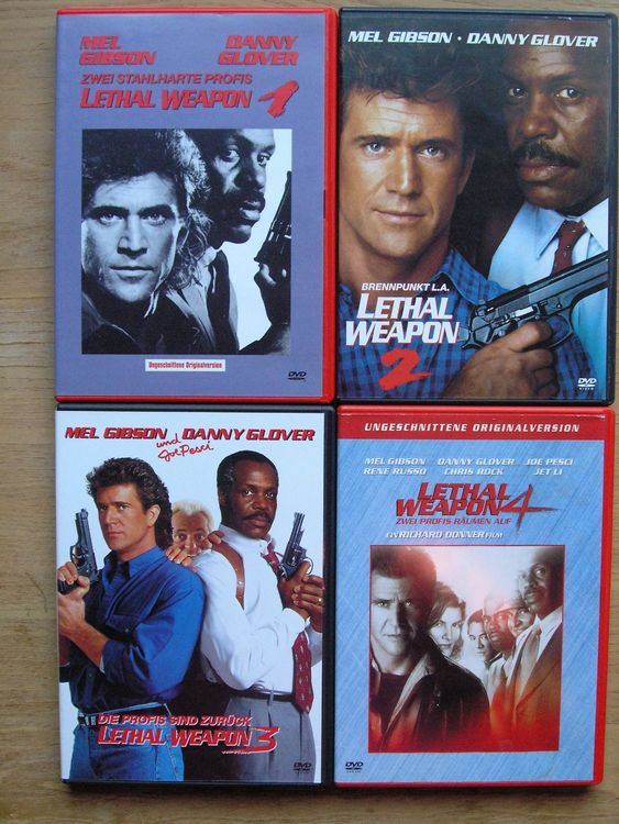Lethal Weapon 1-4 - Complete DVD Edition (Mel Gibson) (Gebraucht) in ...
