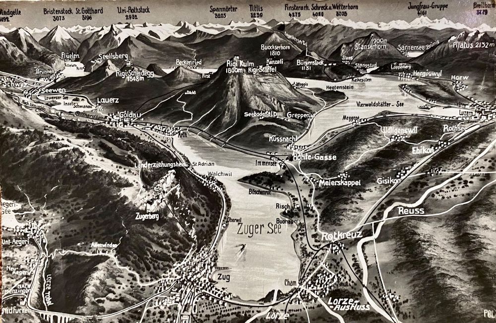 Alte AK Zuger See Panorama | Kaufen auf Ricardo