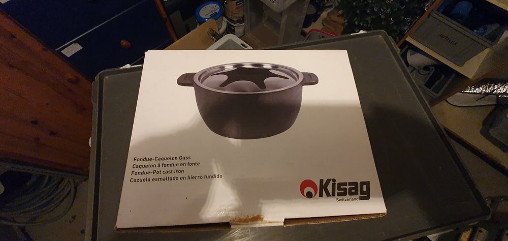 KISAG "FONDUE CAQUELON ALLROUND" mit Seitengriffen (Neu und originalverpackt) in Pfaffnau für ...